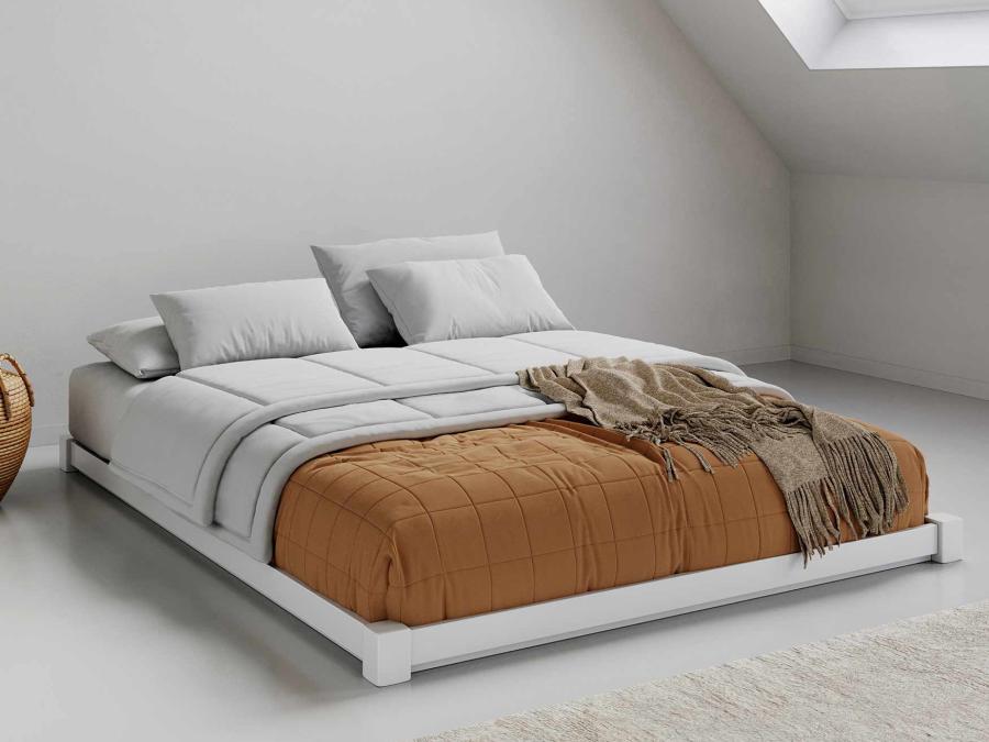 Lofted full bed frame store